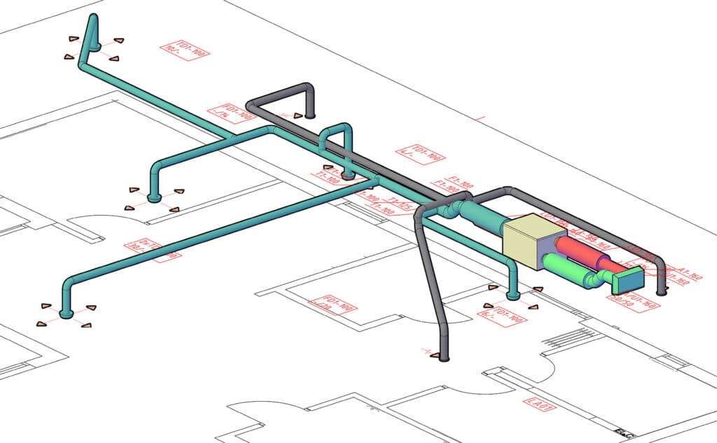 CAD-ritningar – Ventilation & Kylservice